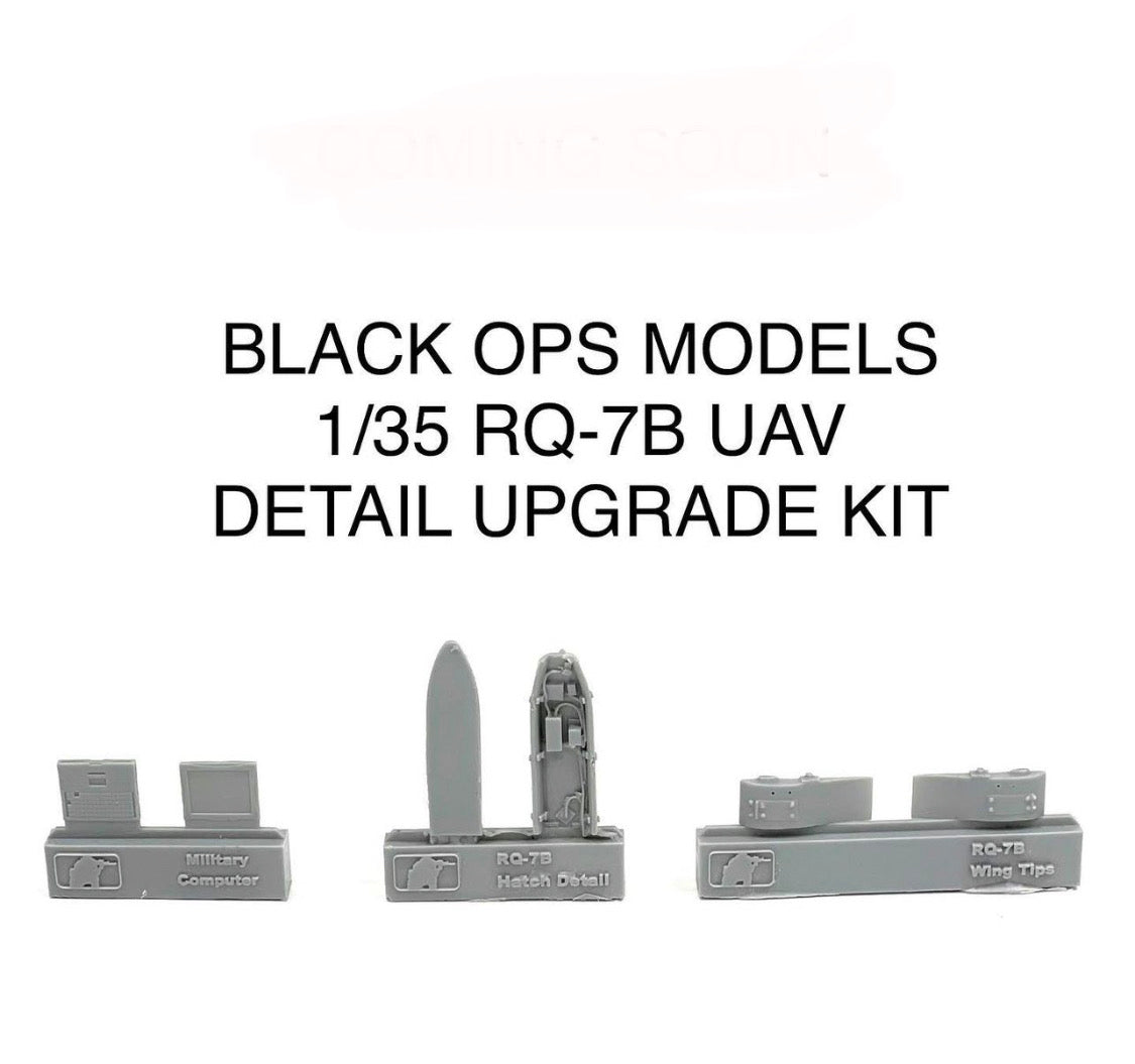 RQ-7B UAV detail kit for the Academy Hobby model kit - 12117 - 1/35 – Black Ops Models